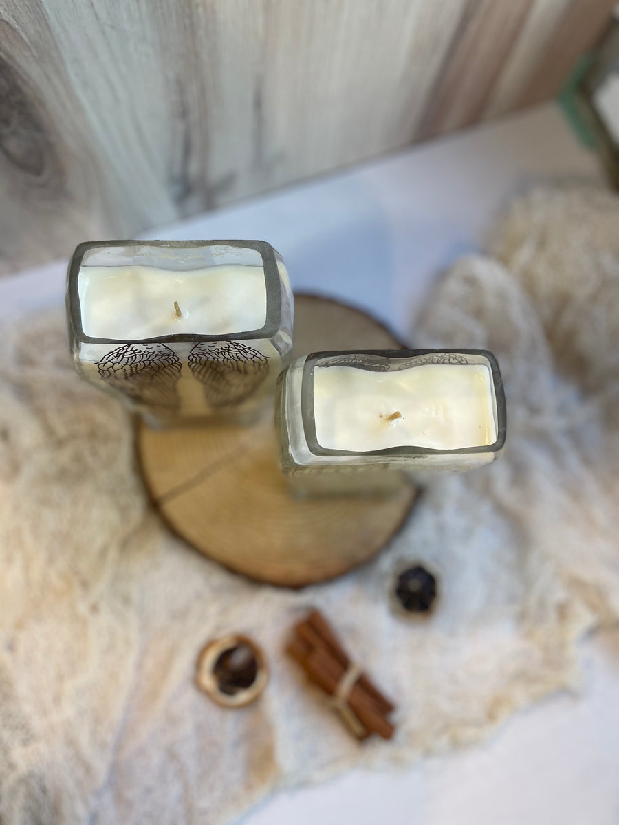 Bourbon candle - angels envy bottle - old fashioned scent - soy Wax ...